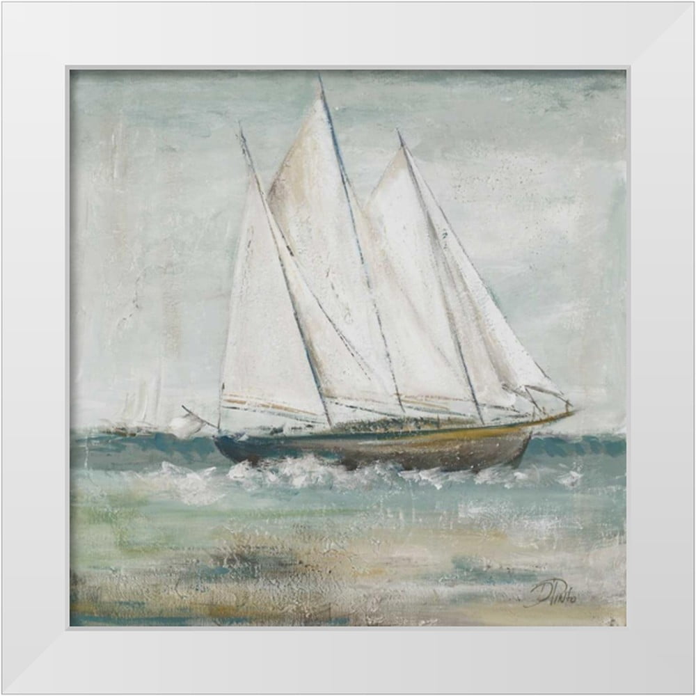 Pinto, Patricia 12x12 White Modern Wood Framed Museum Art Print Titled ...