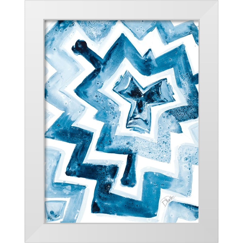Pinto, Patricia 12x14 White Modern Wood Framed Museum Art Print Titled ...