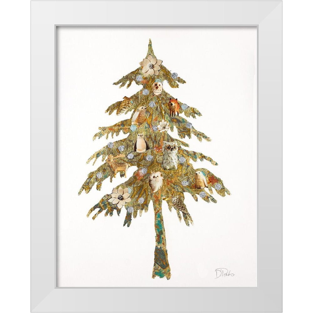 Pinto, Patricia 12x14 White Modern Wood Framed Museum Art Print Titled ...