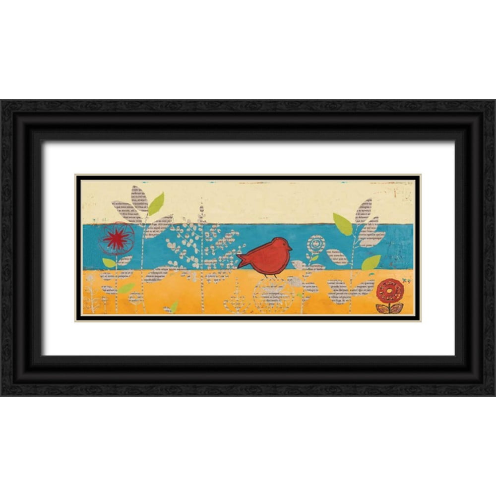 Pinto, Patricia 14x8 Black Ornate Wood Framed with Double Matting ...