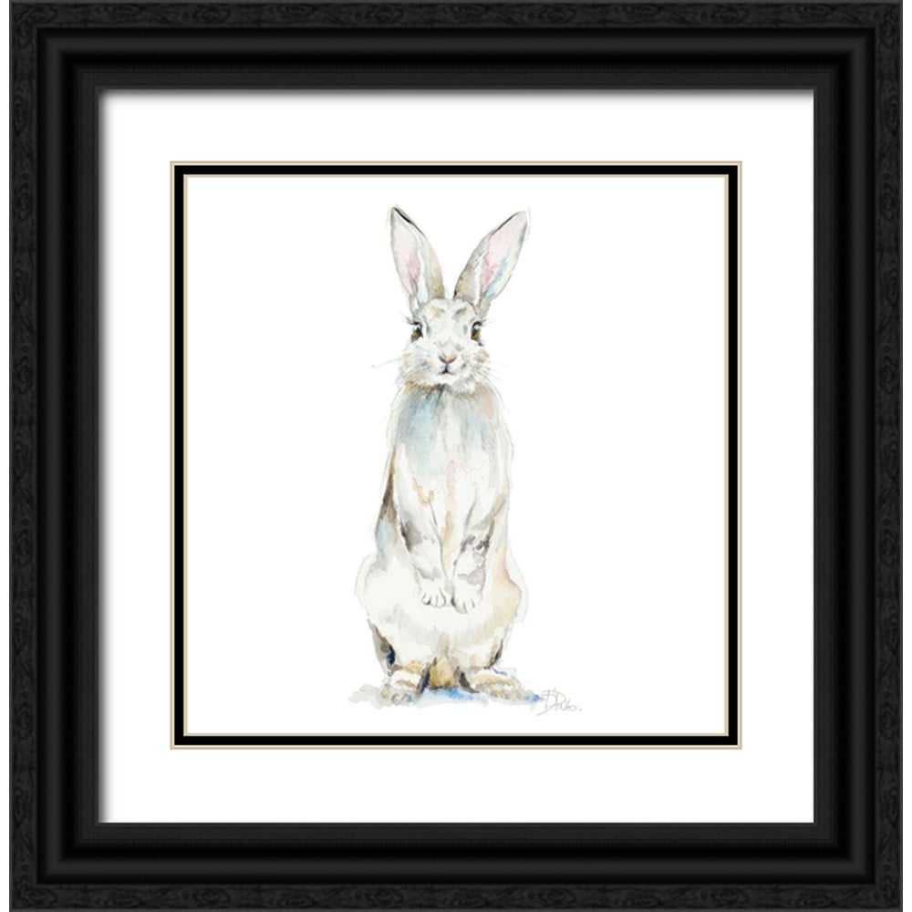 Pinto, Patricia 15x15 Black Ornate Wood Framed with Double Matting ...
