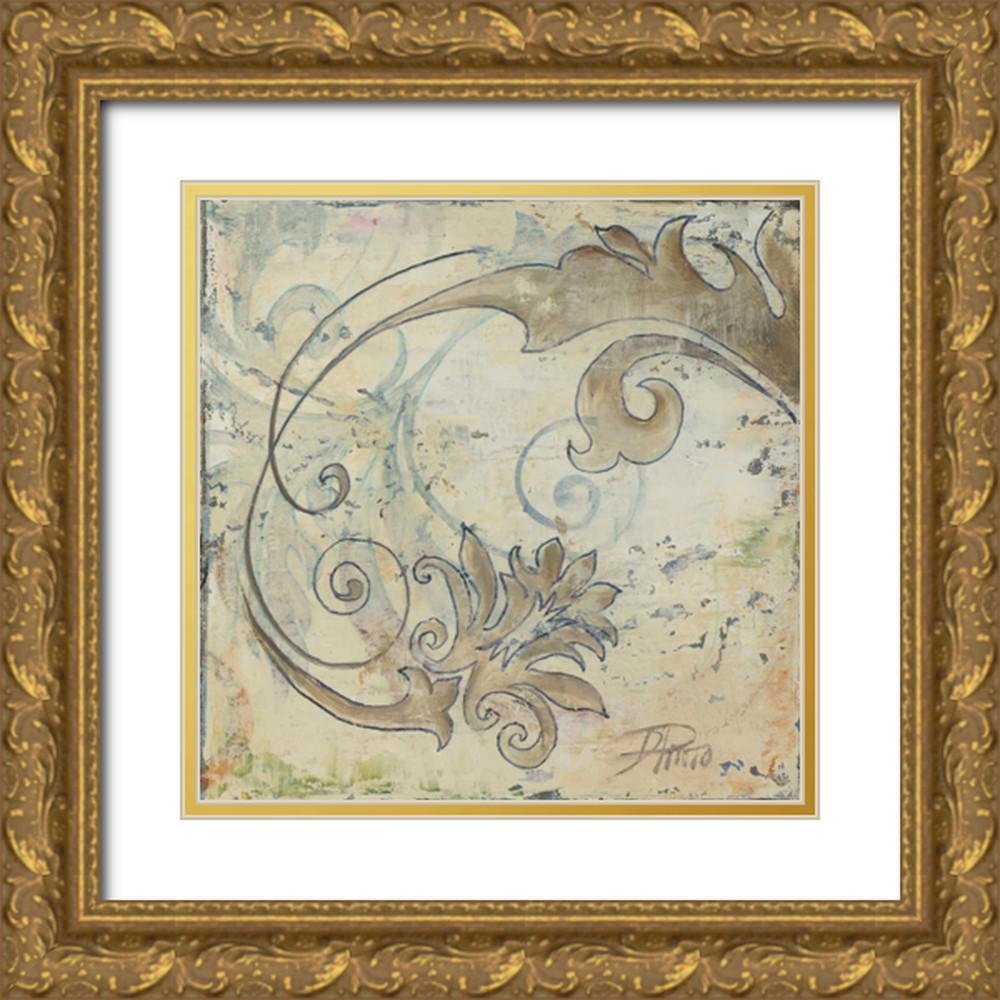 Pinto, Patricia 15x15 Gold Ornate Wood Framed with Double Matting ...