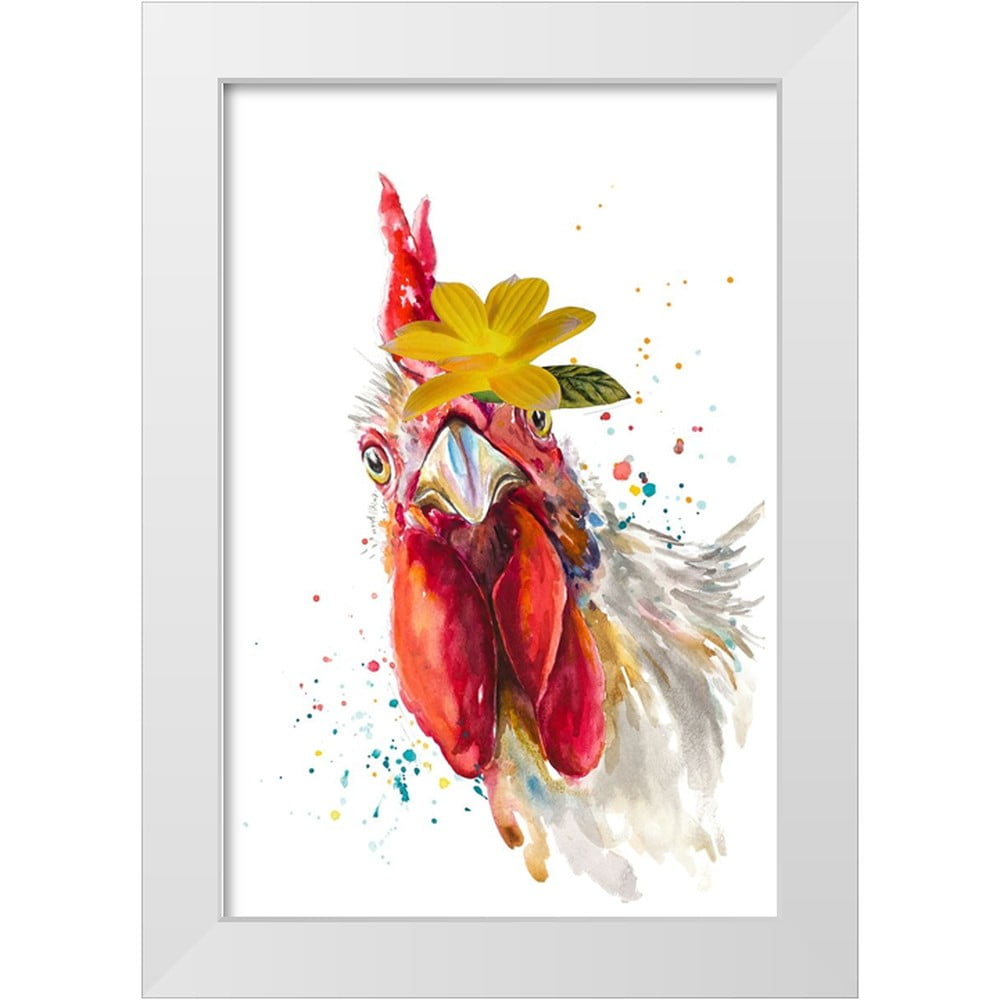 Pinto, Patricia 17x24 White Modern Wood Framed Museum Art Print Titled ...