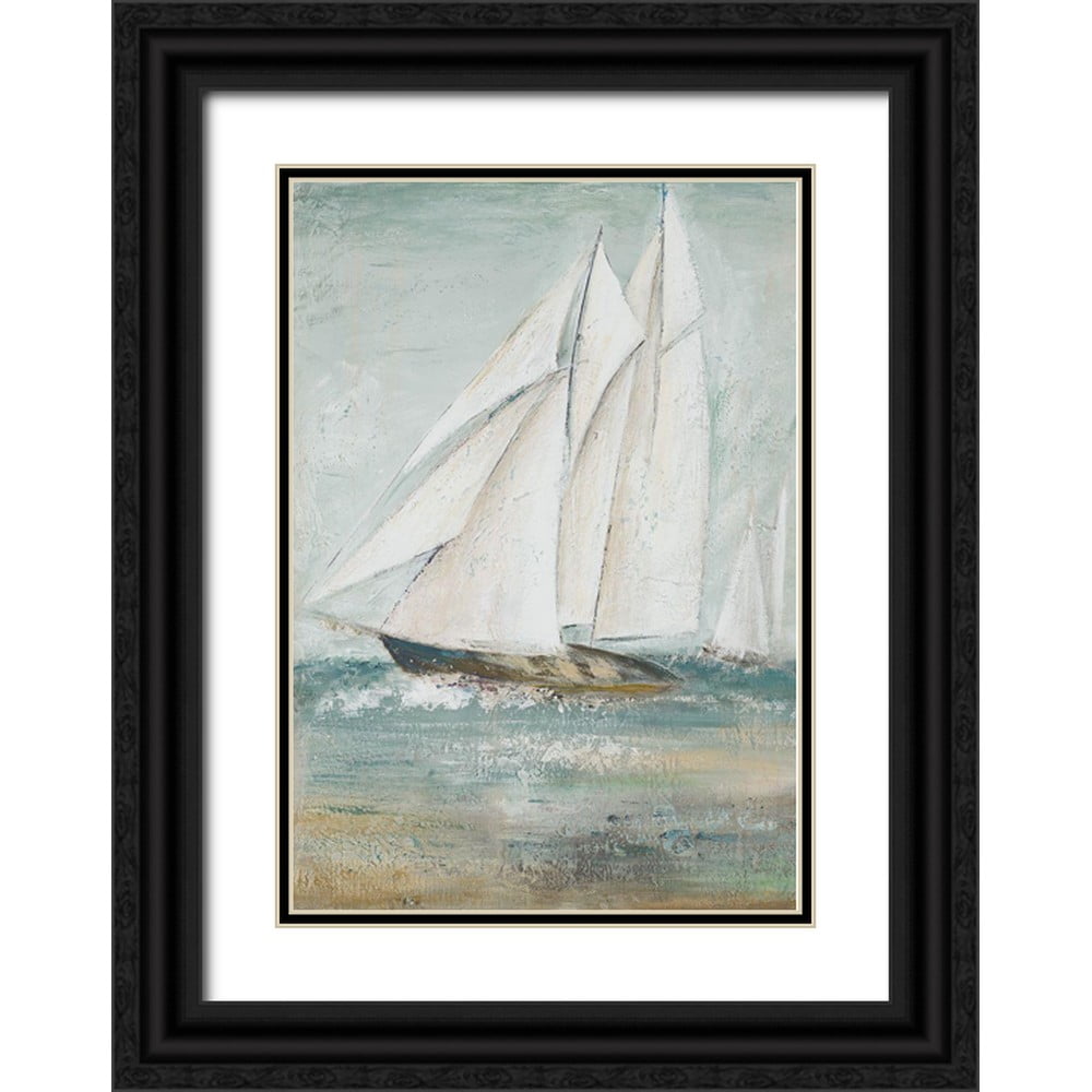 Pinto, Patricia 23x32 Black Ornate Wood Framed with Double Matting ...