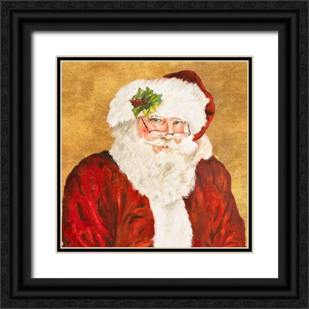 Pinto, Patricia 26x26 Black Ornate Wood Framed with Double Matting ...