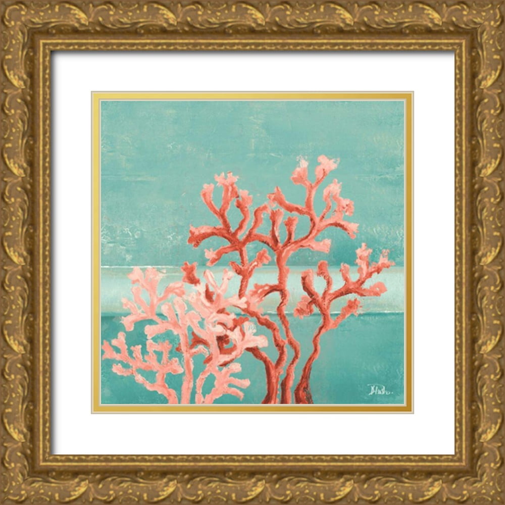 Pinto, Patricia 26x26 Gold Ornate Wood Framed with Double Matting ...