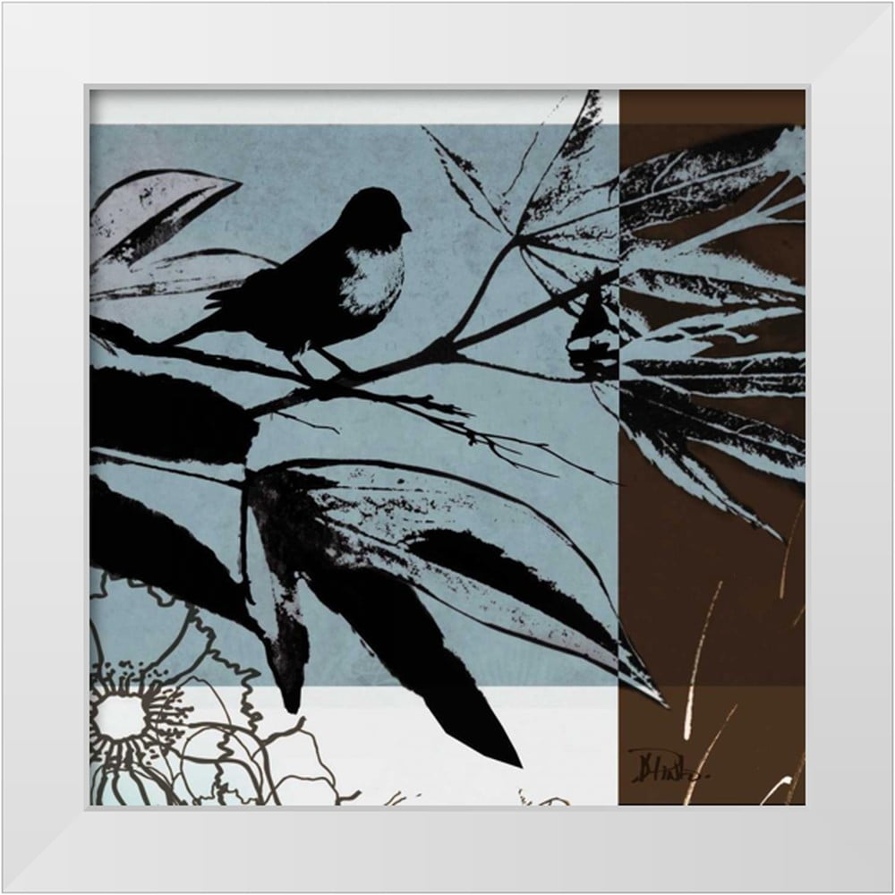 Pinto, Patricia 26x26 White Modern Wood Framed Museum Art Print Titled ...