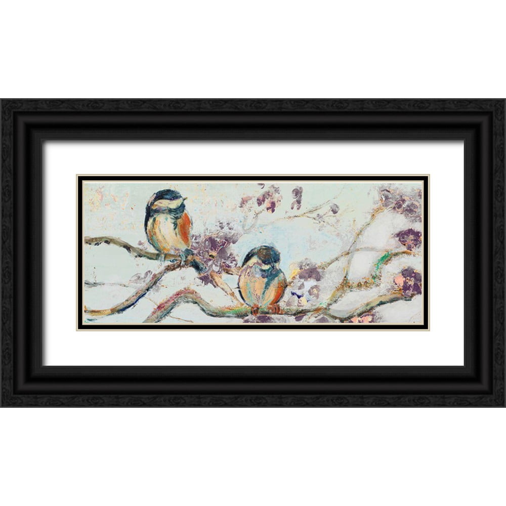 Pinto, Patricia 32x16 Black Ornate Wood Framed with Double Matting ...