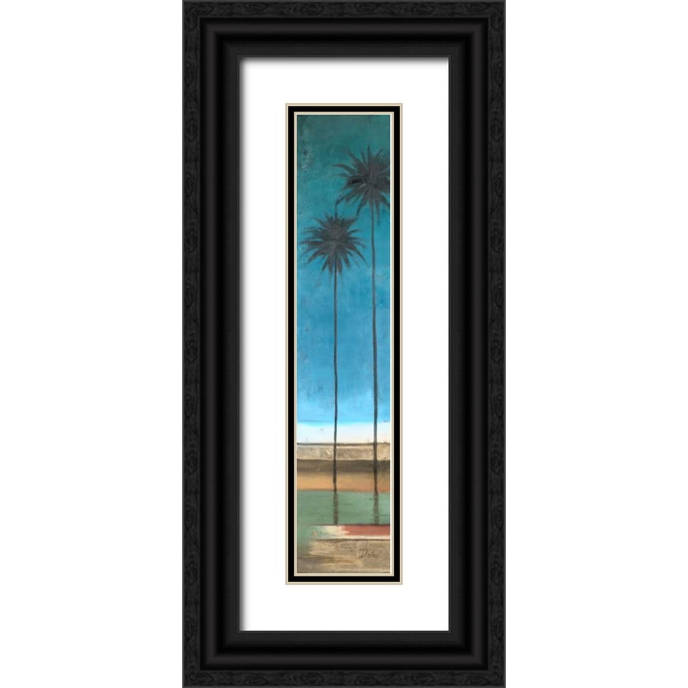 Pinto, Patricia 8x24 Black Ornate Wood Framed with Double Matting ...