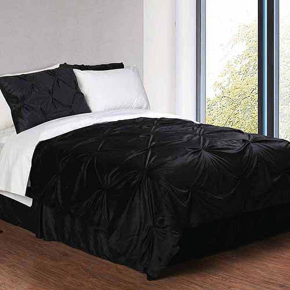 Pintuck Plush 3-Piece Complete Comforter Set - Walmart.com