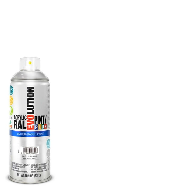 Pintyplus Spray Paint, Gloss Varnish Clear. GREENGUARD Gold Certified ...