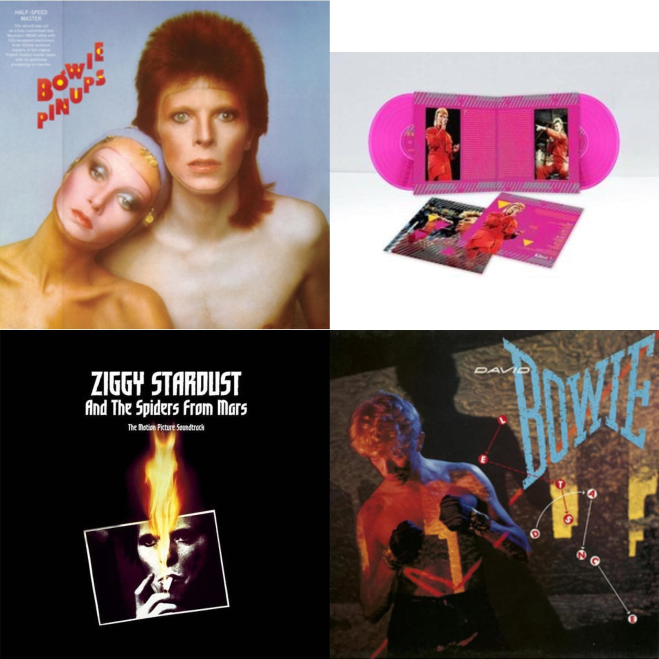 Pinups (2015 Remaster) & Montreal '87 (Limited/Pink LP Vinyl) & Ziggy Stardust & The Spiders ...