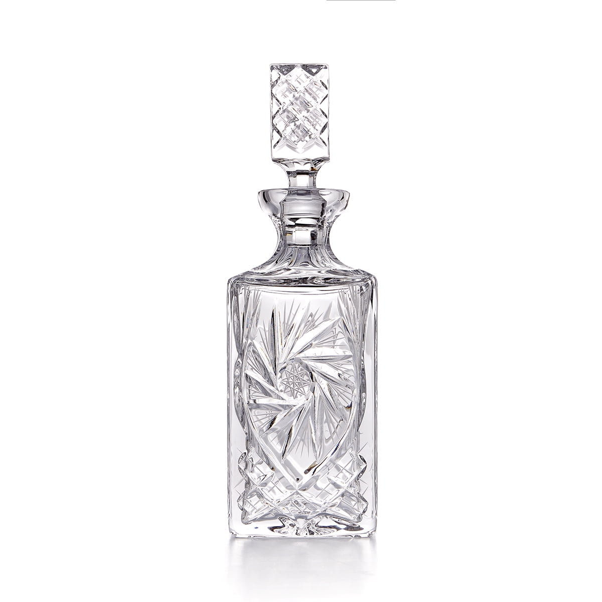 Pinwheel Cut Crystal Whisky Decanter, 750 ml - Walmart.com