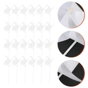 20pcs Colorful Plastic Pinwheel DIY Small Windmill Toy Set Beautiful ...