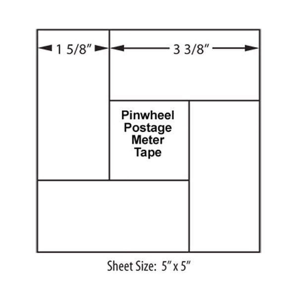 Pinwheel Postage Meter Tape 5 x 5 - Walmart.com