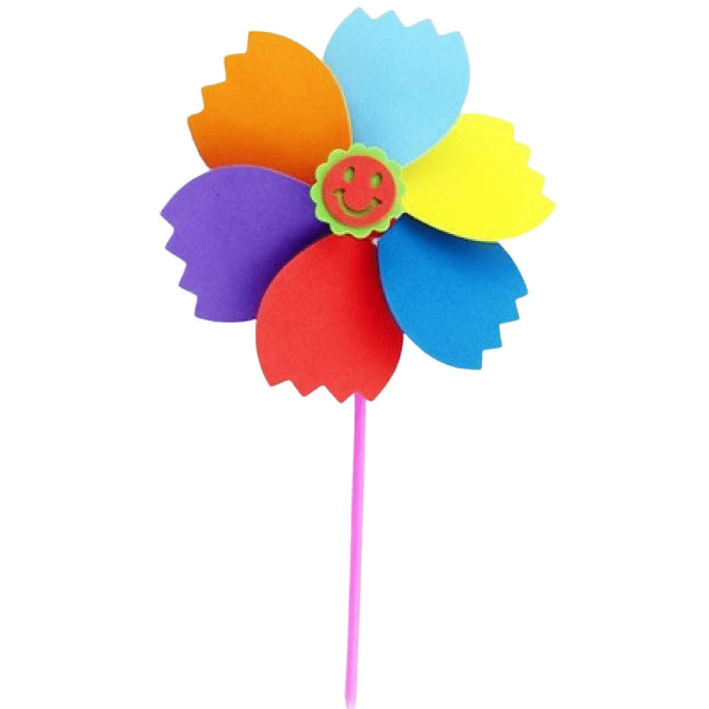 Pinwheels, 10 Inch Rainbow Pinwheels for Yard and Garden,Colorful Small ...