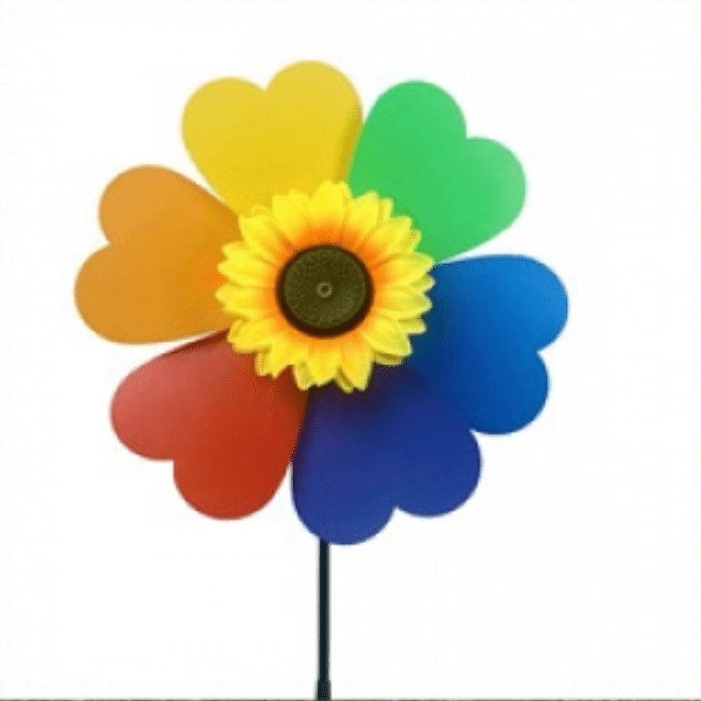 Pinwheels,14 Inch Plastic Colorful Windmills with Wood Sticks,Party ...