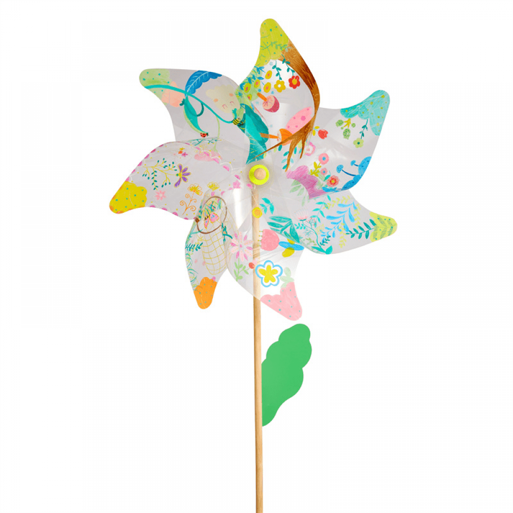 Pinwheels,14 Inch Transparent Windmills with Wood Sticks,Party ...