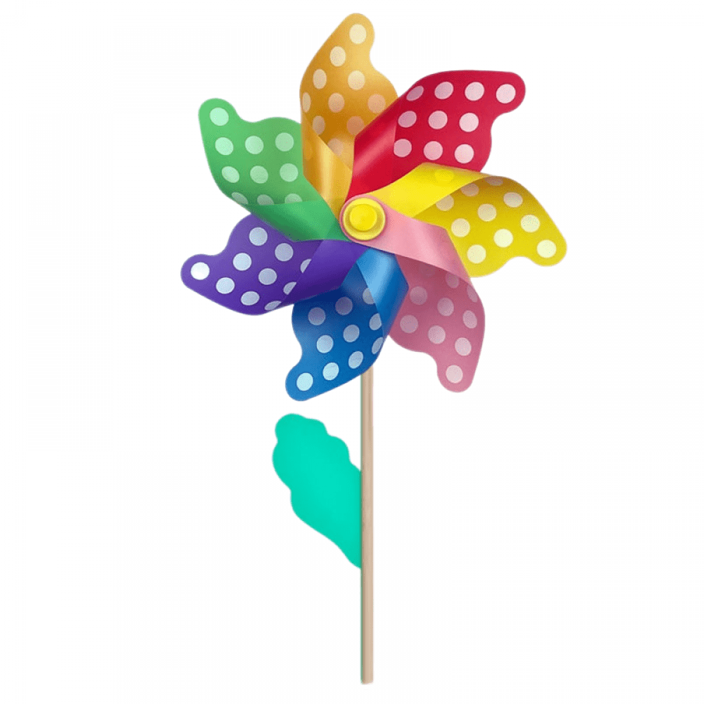 Pinwheels, 15 Inch Plastic Colorful Windmills with Wood Sticks,Party ...