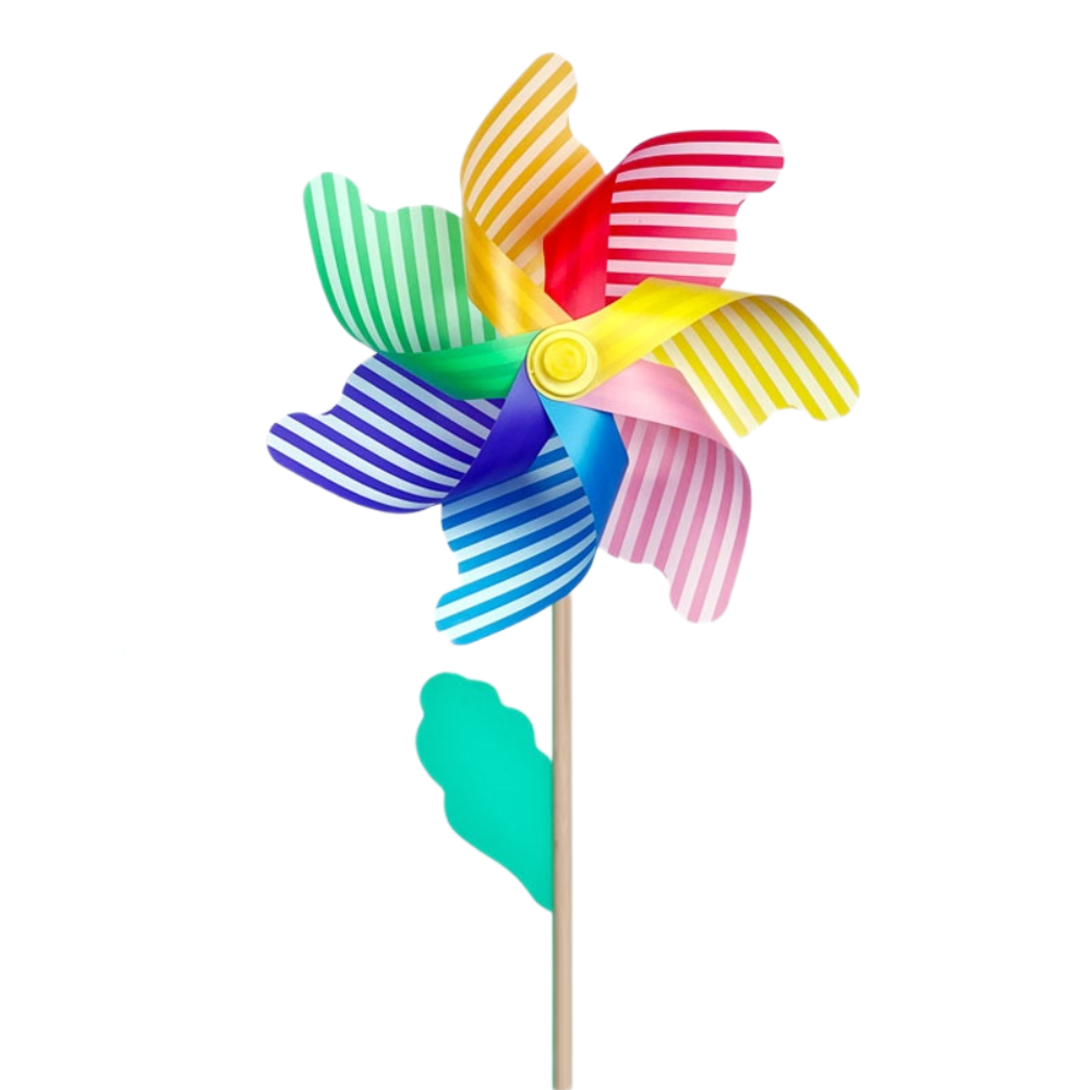 Pinwheels, 4 Inch Plastic Colorful Windmills with Wood Sticks,Party ...