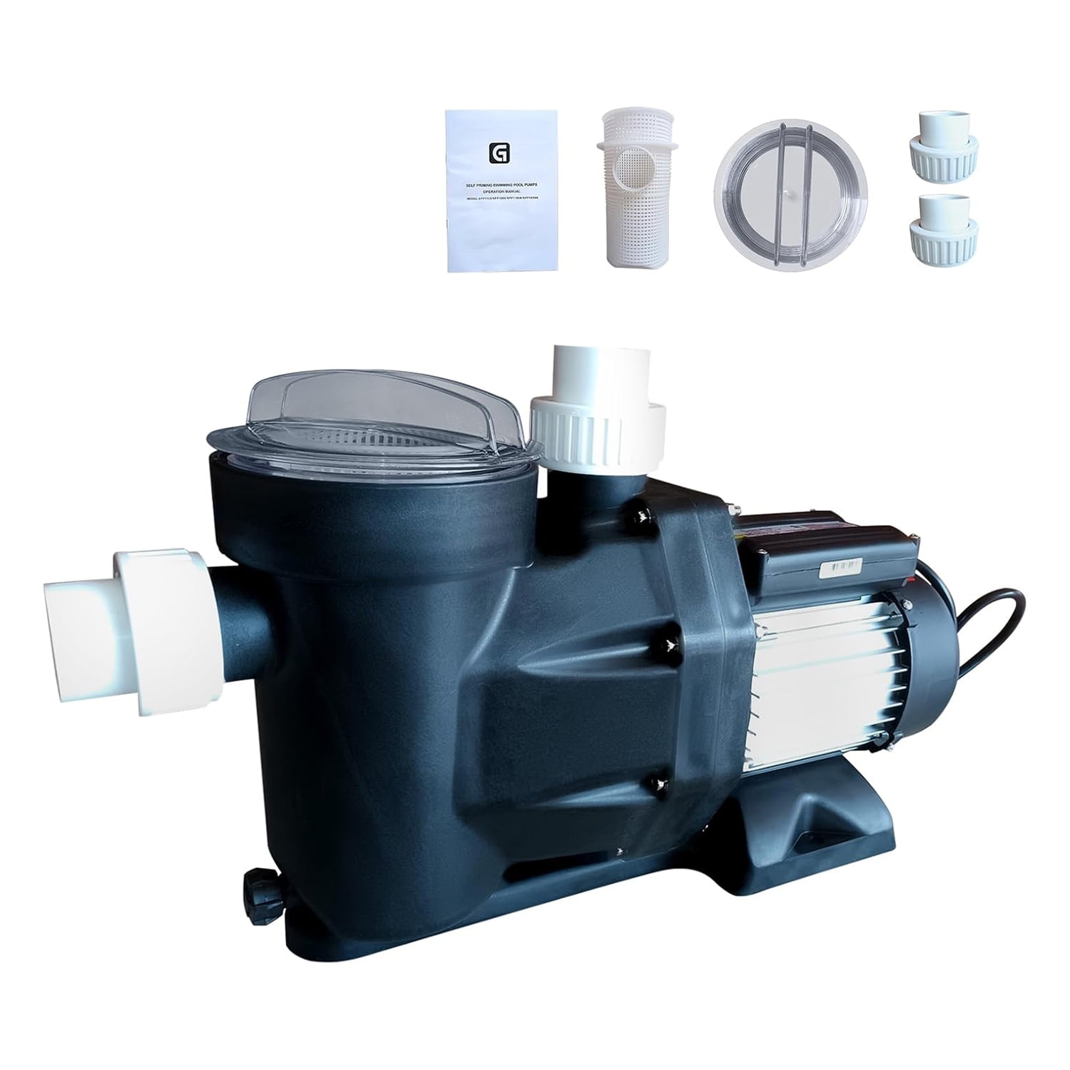 Pinypikaka 1.5 HP / 3 HP Above/In Ground Pool Pump, 220V, 8000 GPH ...