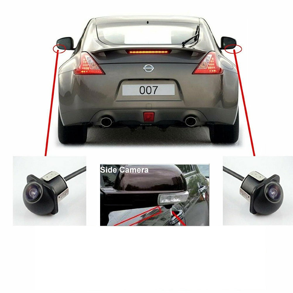 Pinypikaka 1 Pair Car Side Mirror Camera Side View Mirror Mount Cameras ...
