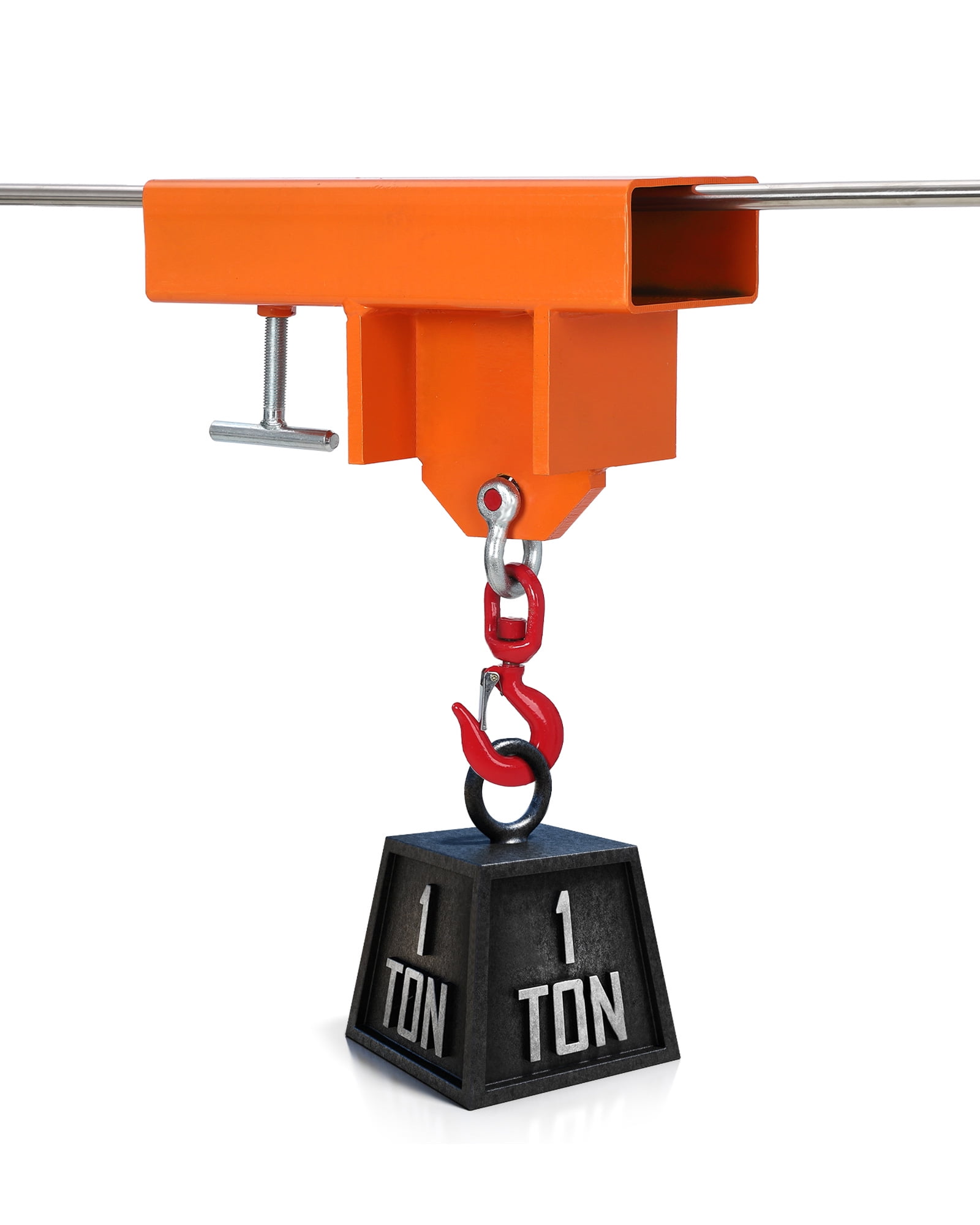 Pinypikaka 1 Ton Forklift Lifting Hook Attachment, 2200lbs Capacity ...