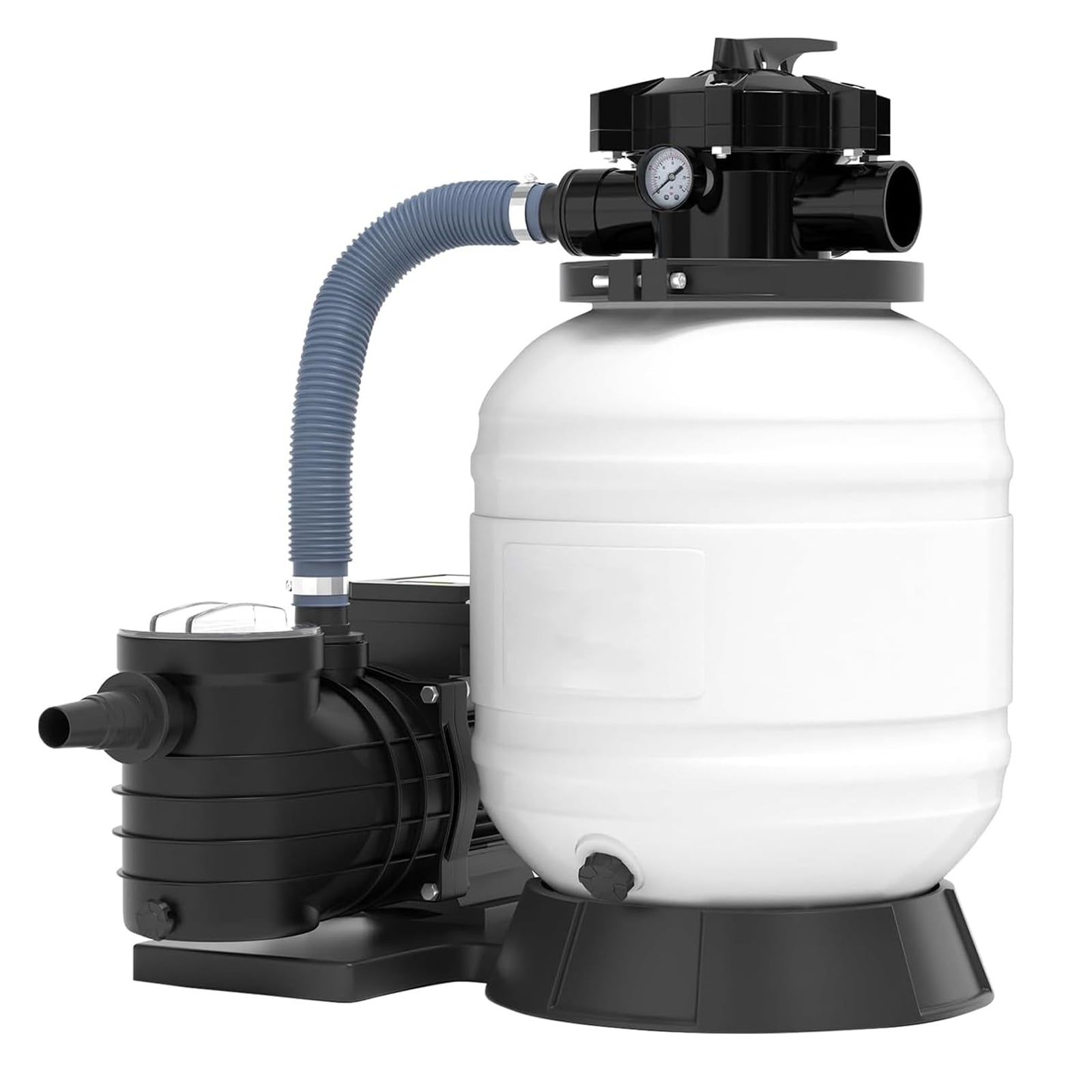 Pinypikaka 14" 3400GPH 2/3HP Sand Filter Swimming Pool Pump Above ...