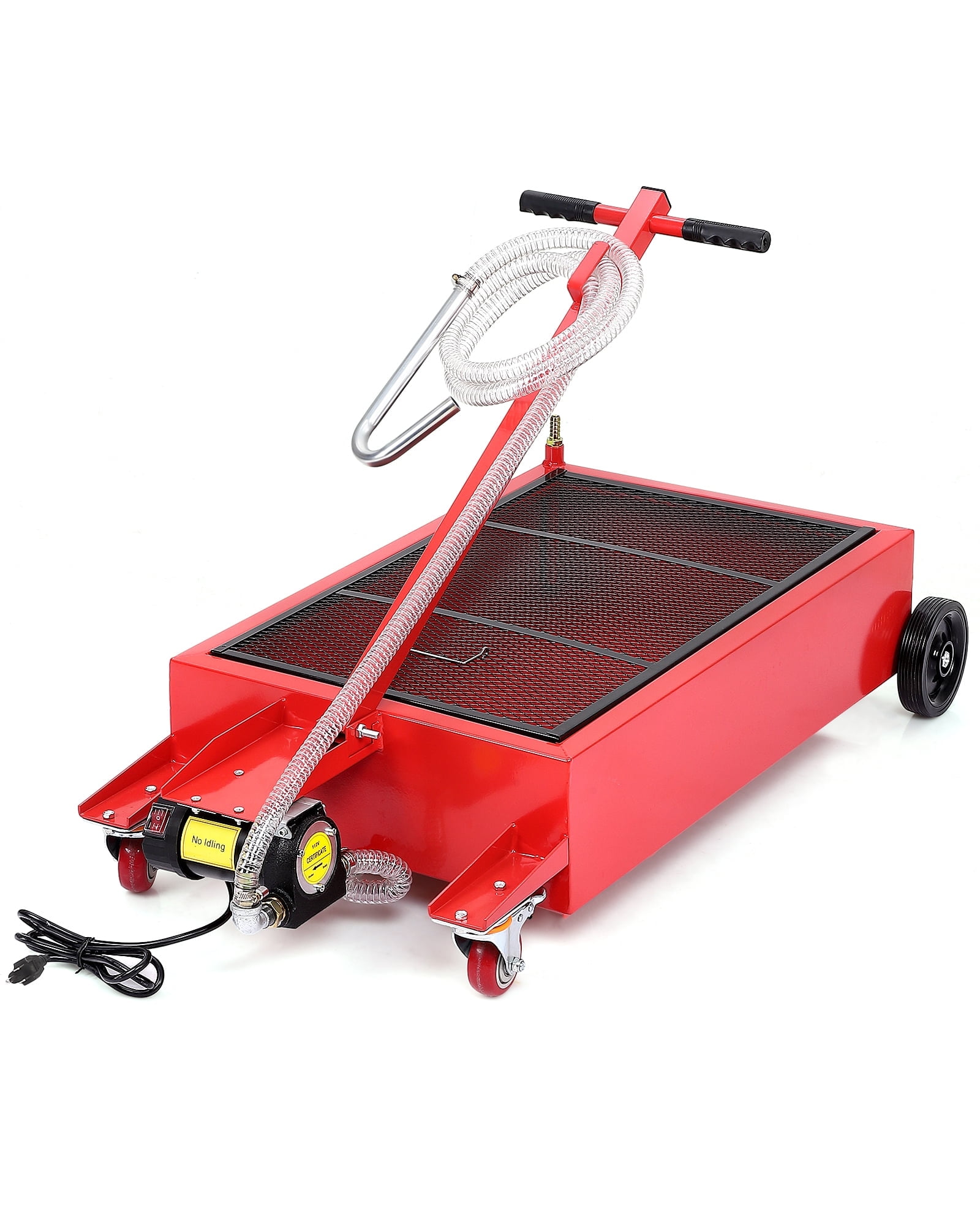 Pinypikaka 17/20 Gallon Electric Oil Drain Pan with 110V Pump & 8 Ft ...