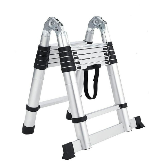 Pinypikaka 18.5FT Telescoping Ladder Extension Ladders 330lbs Capacity ...