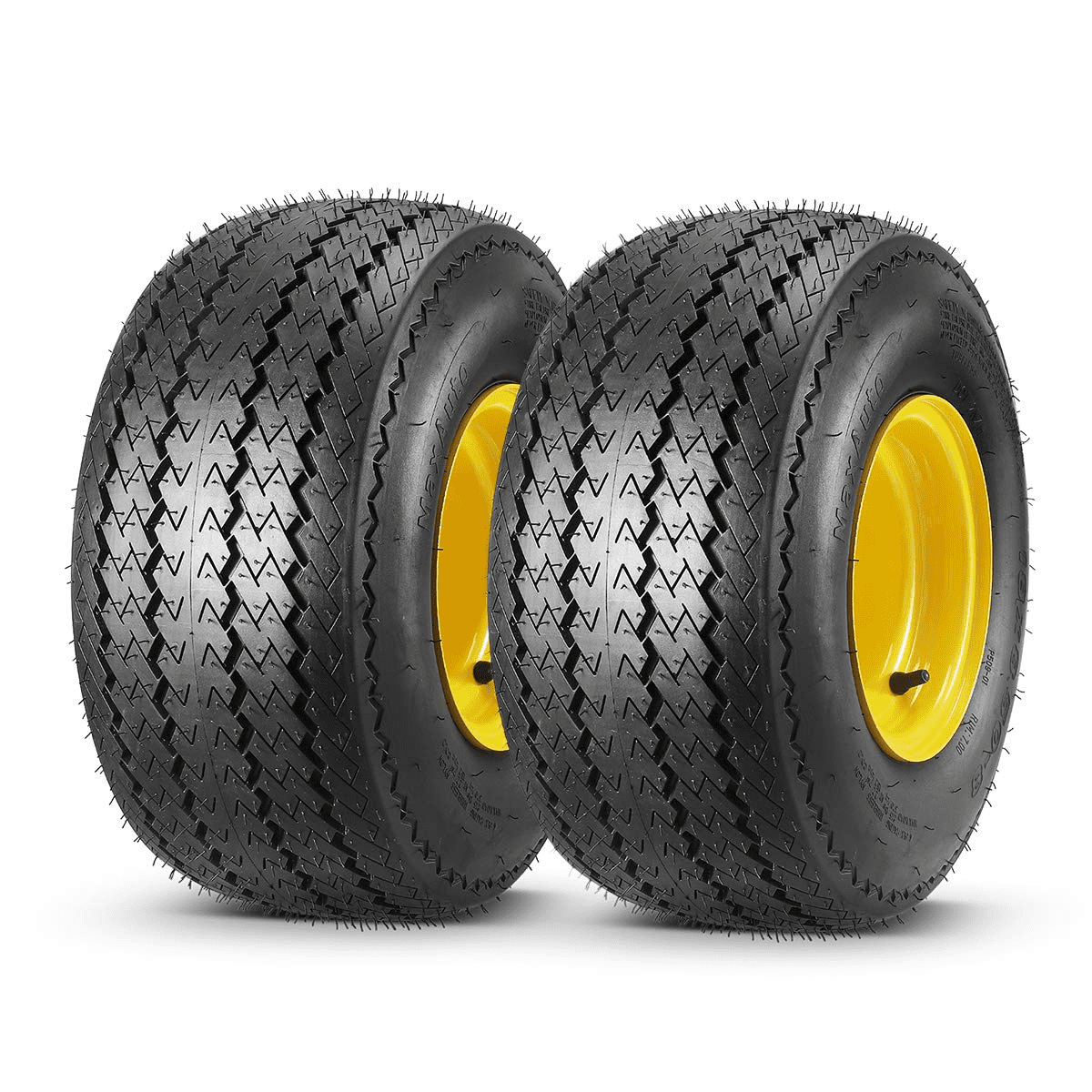 Pinypikaka 18x8.50-8 Lawn Mower Tires with Rims, 18x8.5-8 Tractor Turf ...