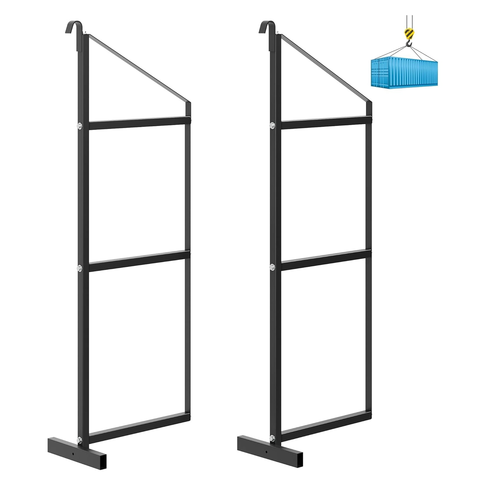 Pinypikaka 2 Pcs Cargo Shipping Container Shelving Brackets Instant ...