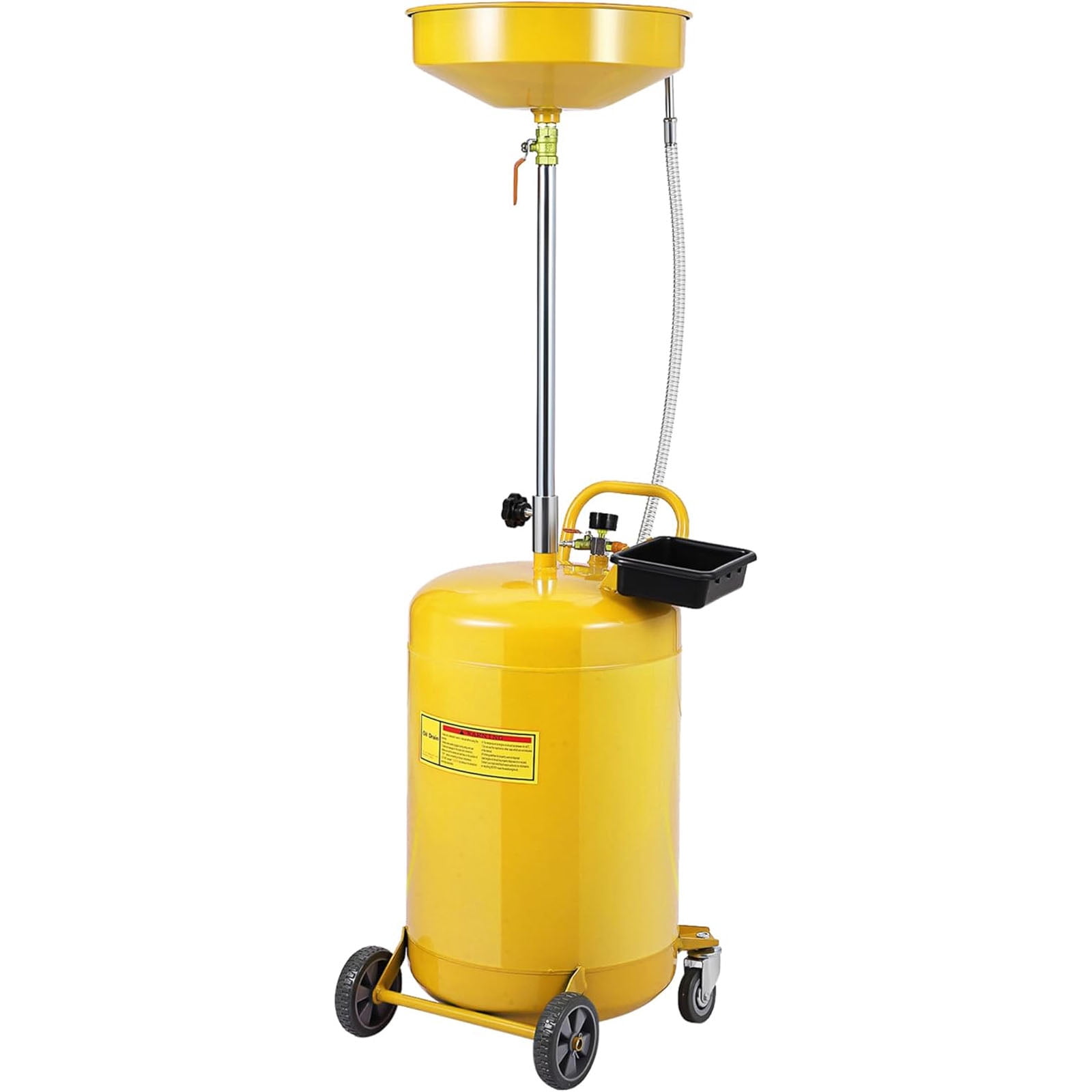 Pinypikaka 20 Gallon Waste Oil Drain Tank, Portable Oil Drain Container ...