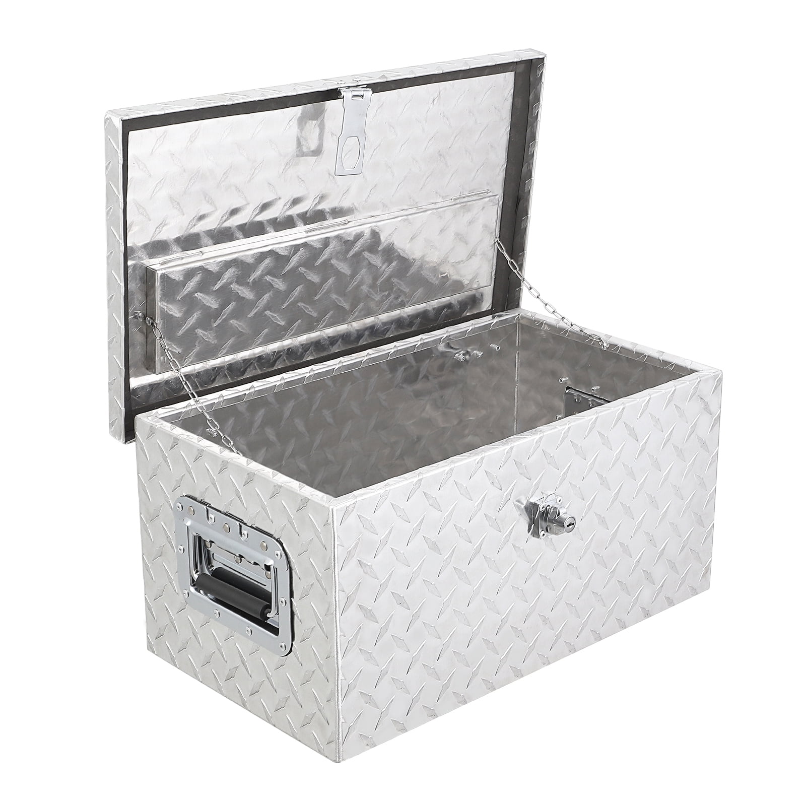 Pinypikaka 20 Inch Truck Bed Toolbox Aluminum Diamond Plate Tool Box ...