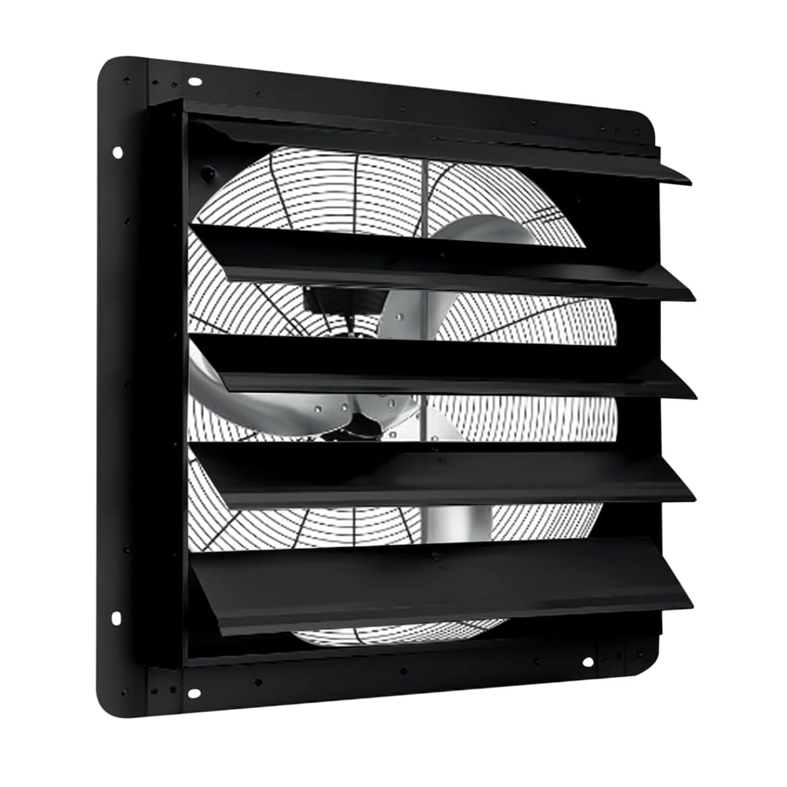 Pinypikaka 20" Shutter Exhaust Fan, Wall Mounted Ventilation and ...