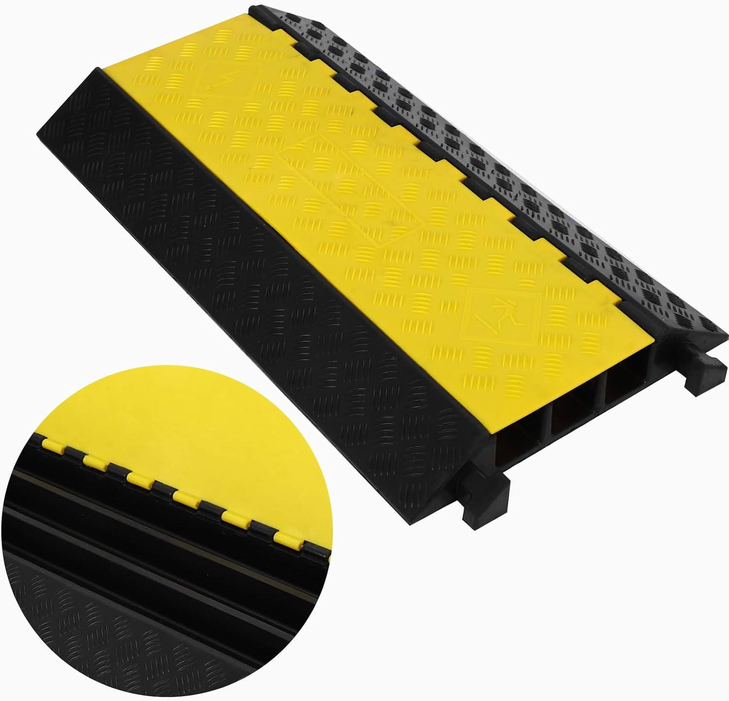 Pinypikaka 3 Large Channel Rubber Cable Ramp Cable Protector Ramps ...