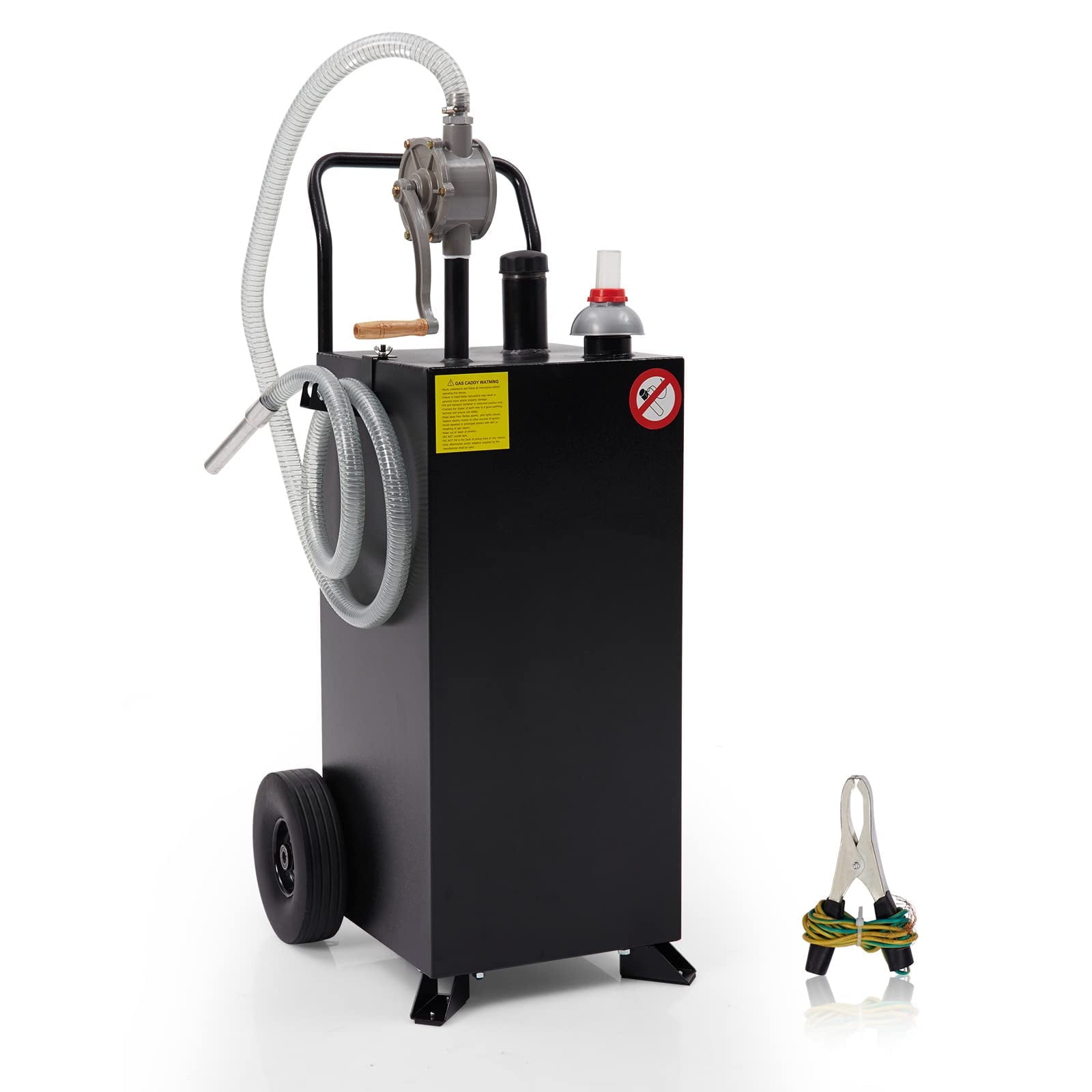 Pinypikaka 30 Gallon Gas Caddy With Pump Fuel Storage Tank Portable ...