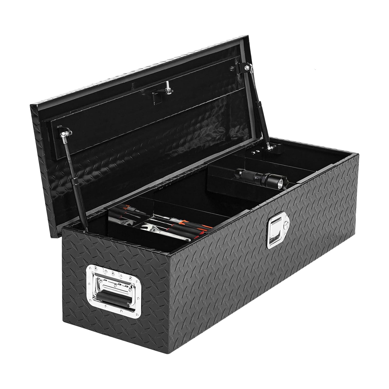 Pinypikaka 30" Truck Bed ToolBox Heavy-Duty Aluminum with Sliding Shelf ...