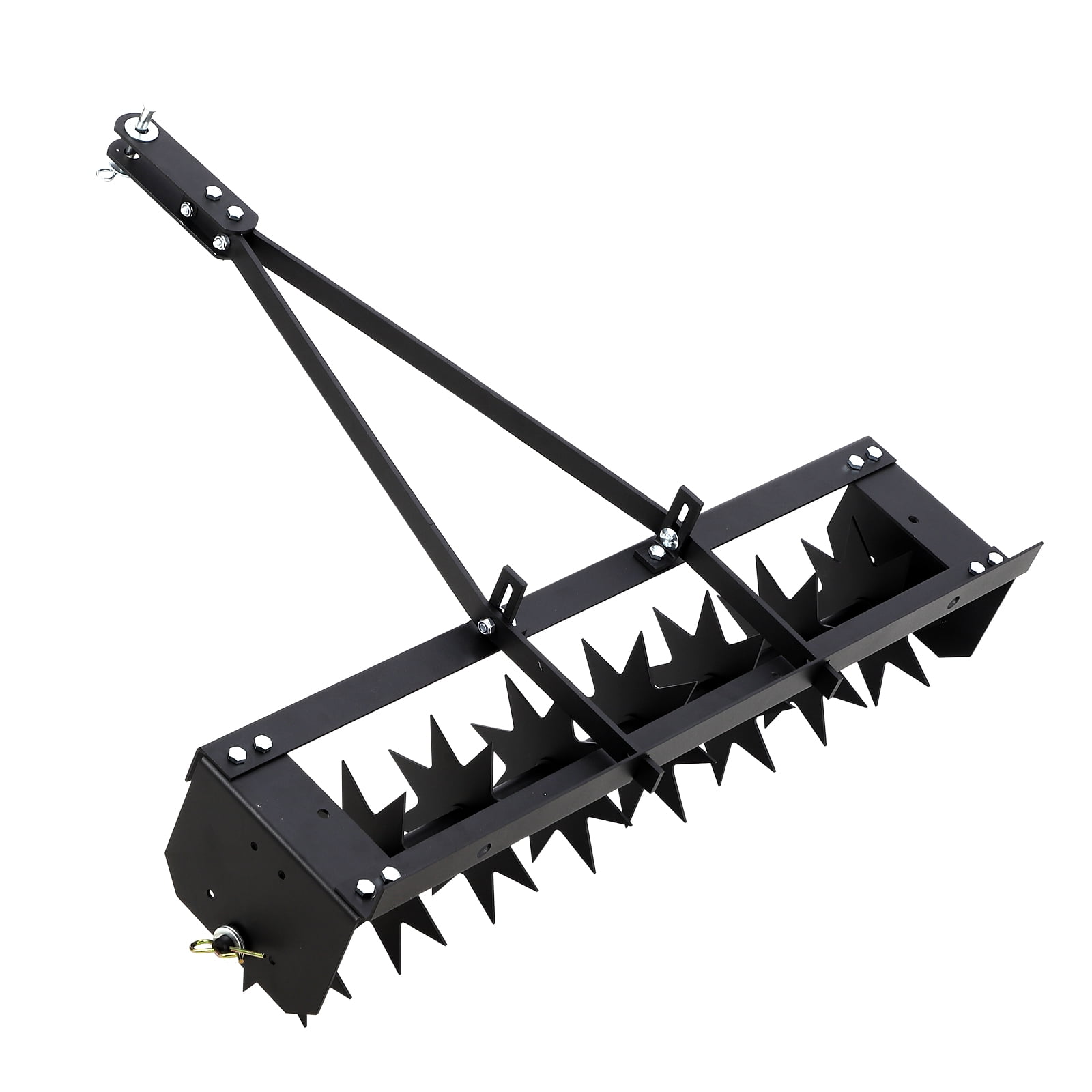 Pinypikaka 32" Tow Behind Spike Aerator, Heavy Duty Lawn Soil Aerator ...
