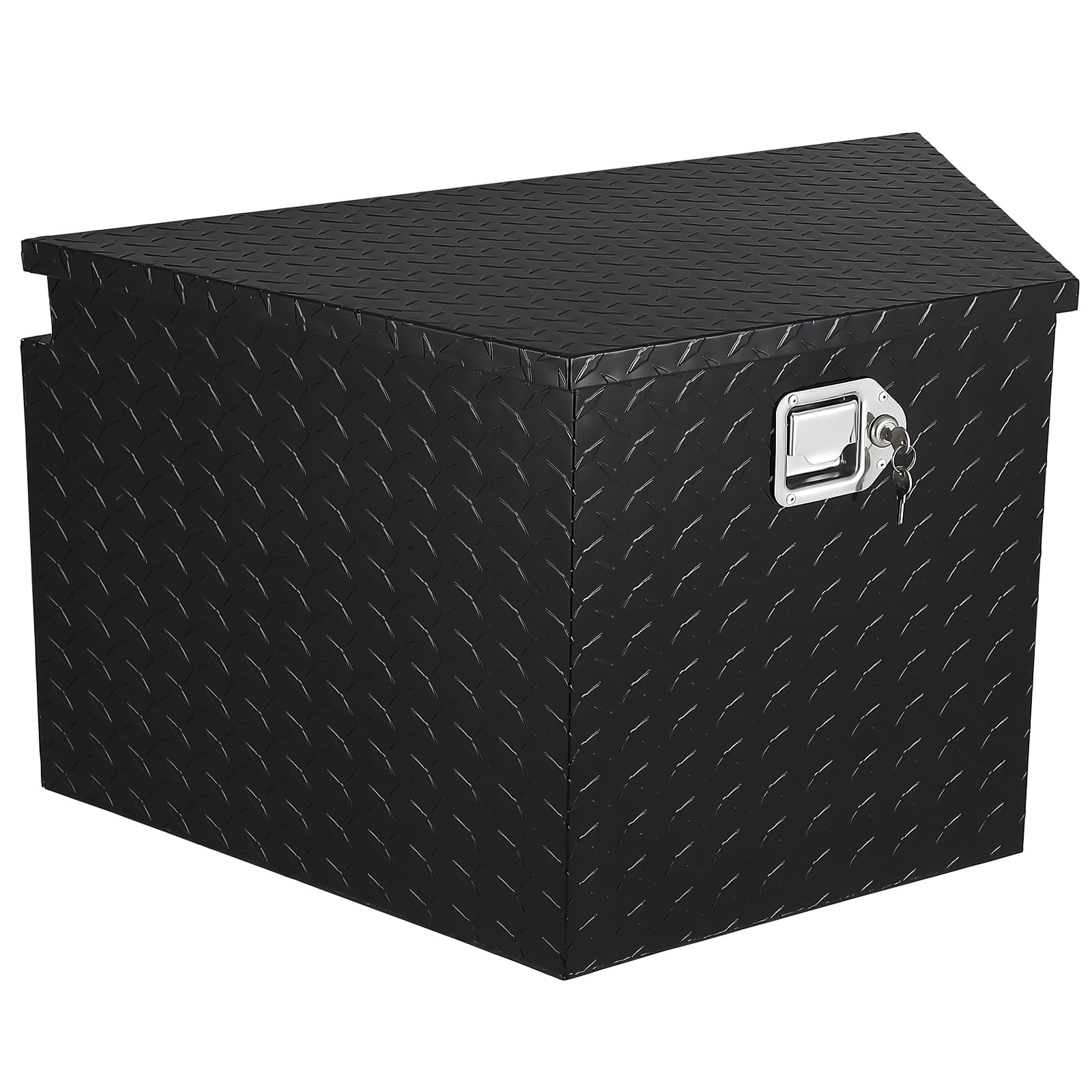 Pinypikaka 33" Trailer Tongue Box, Heavy-Duty Aluminum Trailer Tool Box ...