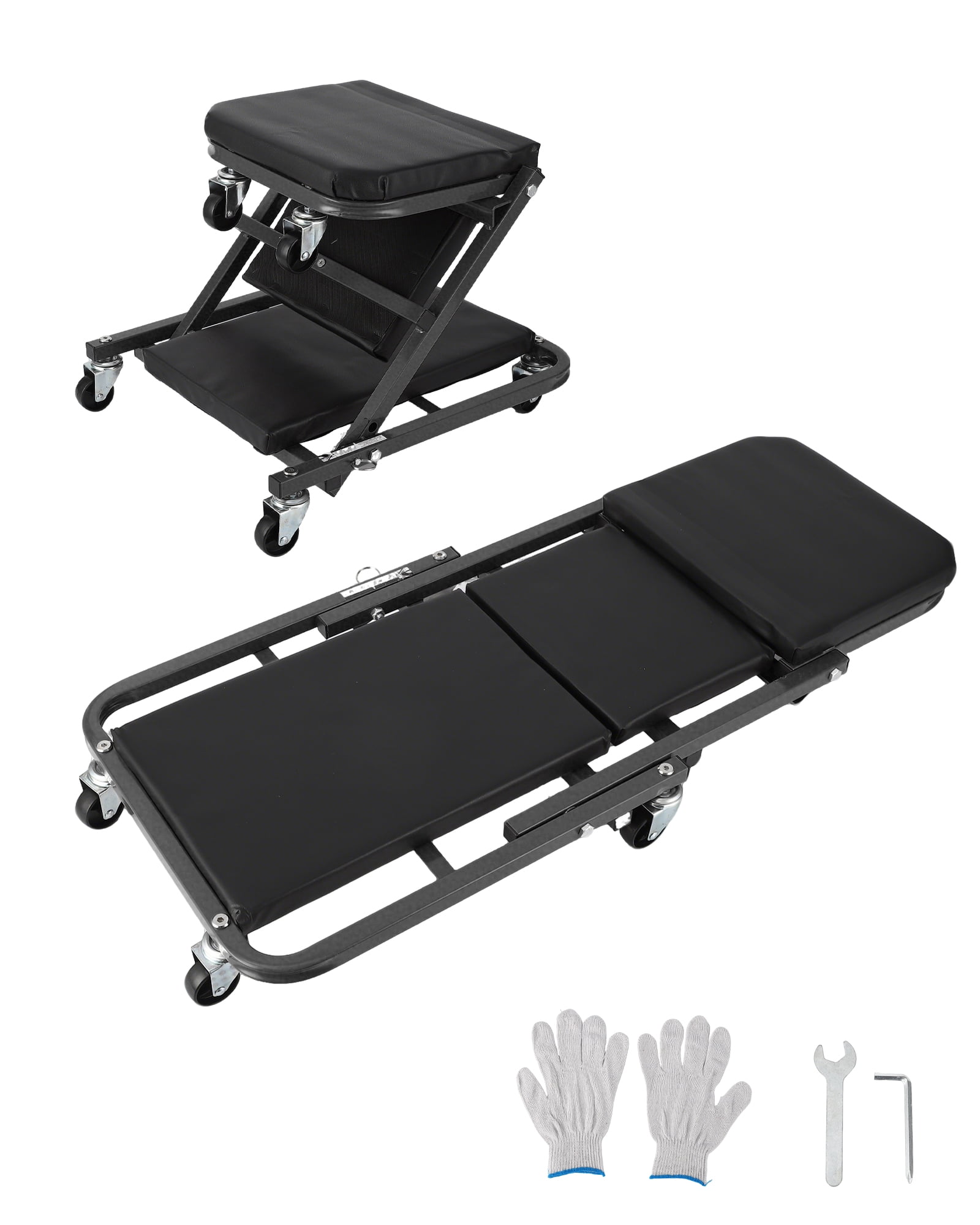 Pinypikaka 36" Mechanic Creeper 2 Modes Z Seat 330 lbs Capacity ...