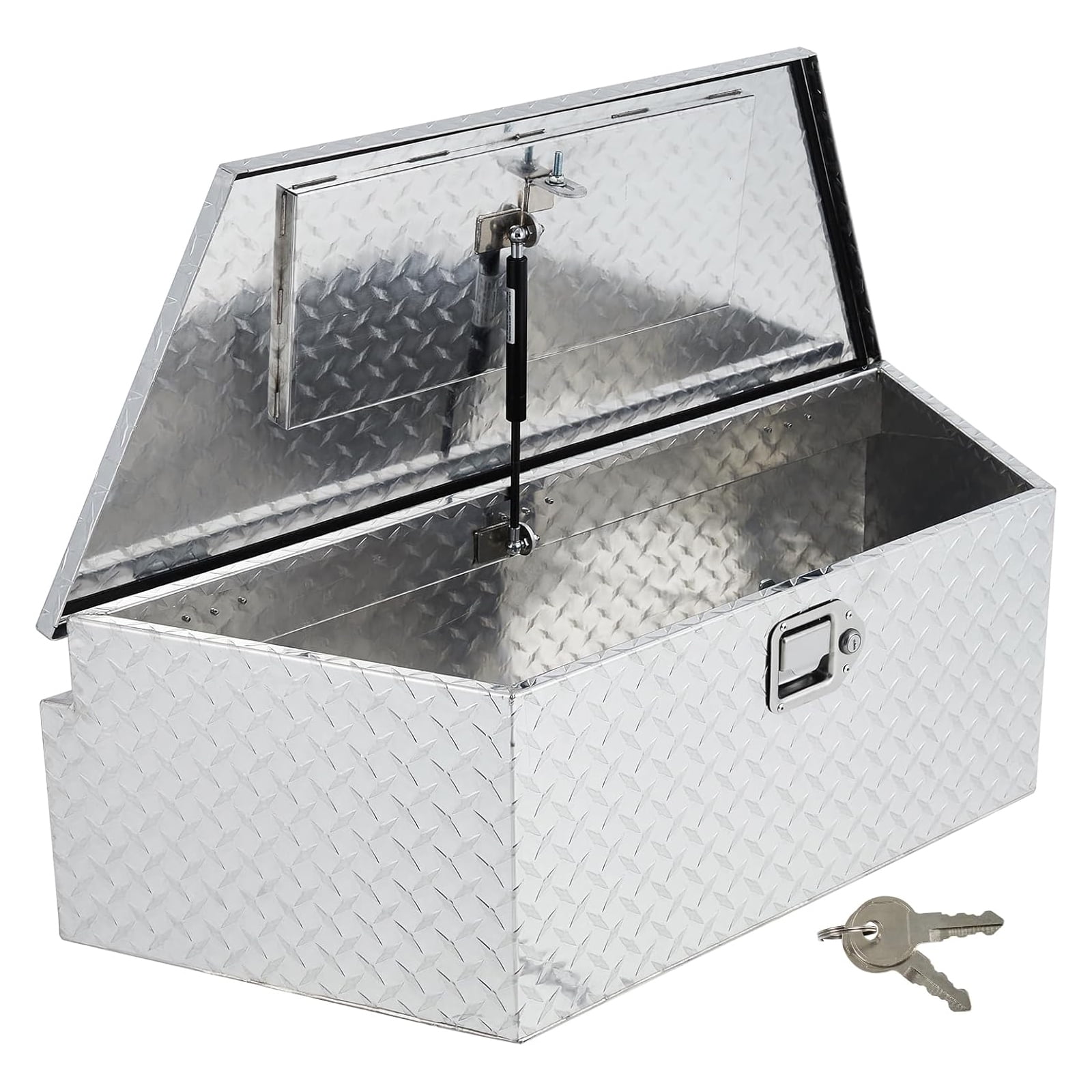 Pinypikaka 39inch Trailer Tongue Box, Aluminum Alloy Diamond Plate ...