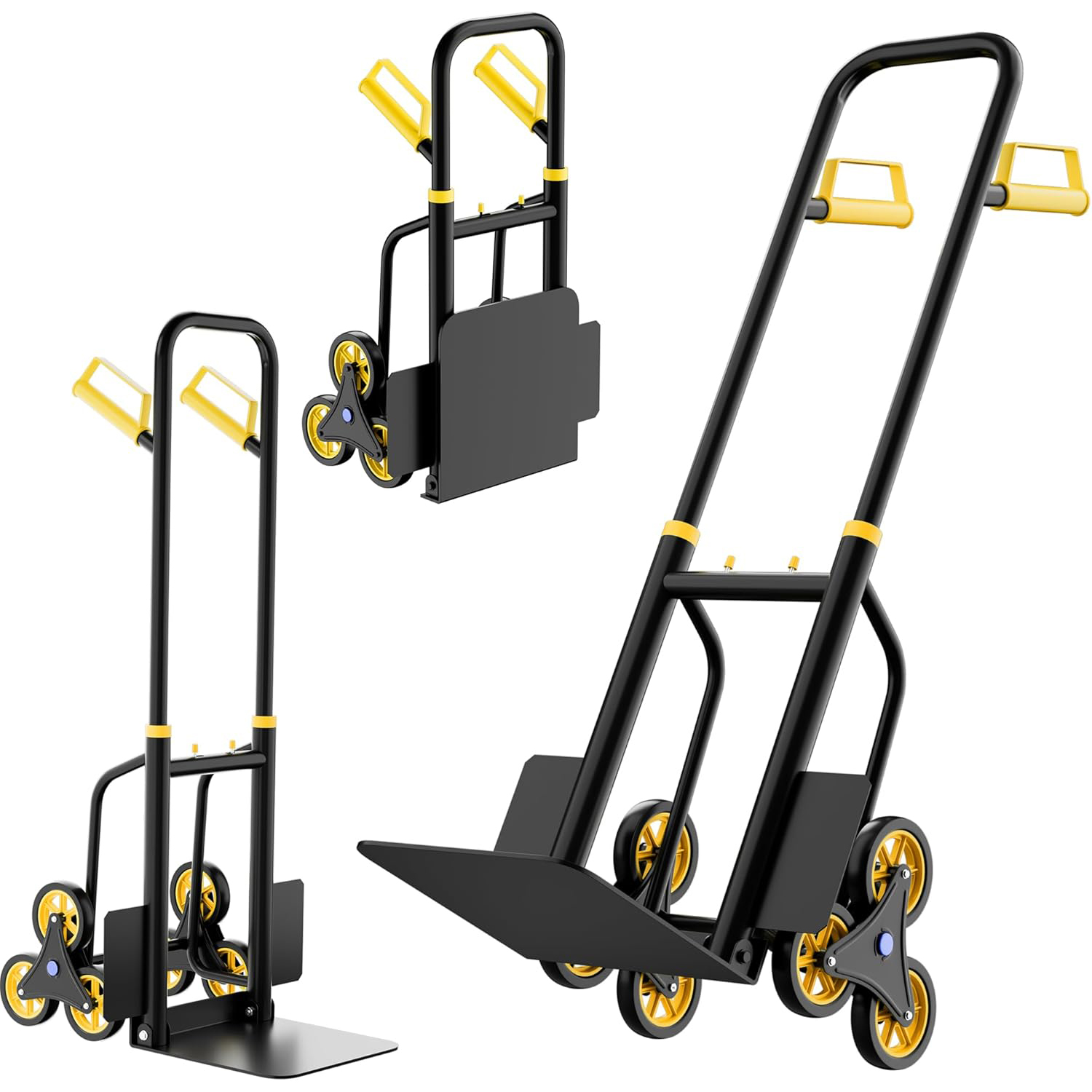 Pinypikaka 440 LBS Stair Climbing Dolly, Climbing Hand Trucks with 6 ...