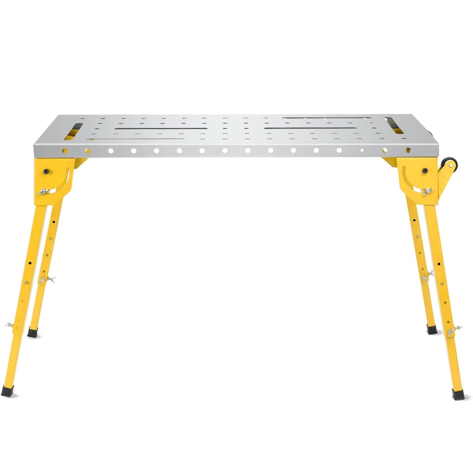 Pinypikaka 46" x 18" Folding Welding Table, Nitriding Tabletop, 1000 ...