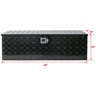 SKYSHALO Underbody Aluminum Truck Tool Box 60" x 17" x 18" Trailer RV ...