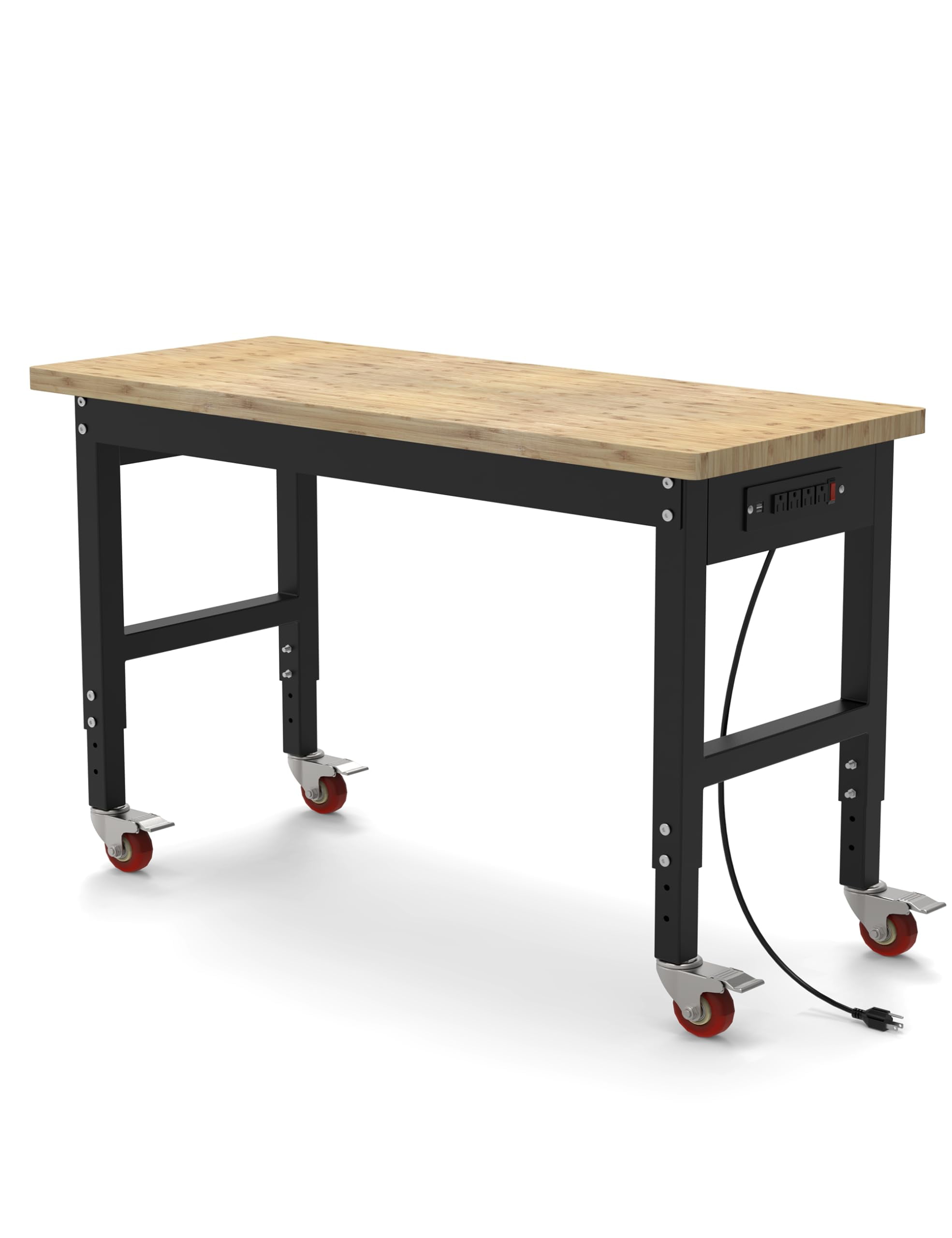 Pinypikaka 48"x24" Heavy Duty Workbench, 2200 LBS Capacity Adjustable ...
