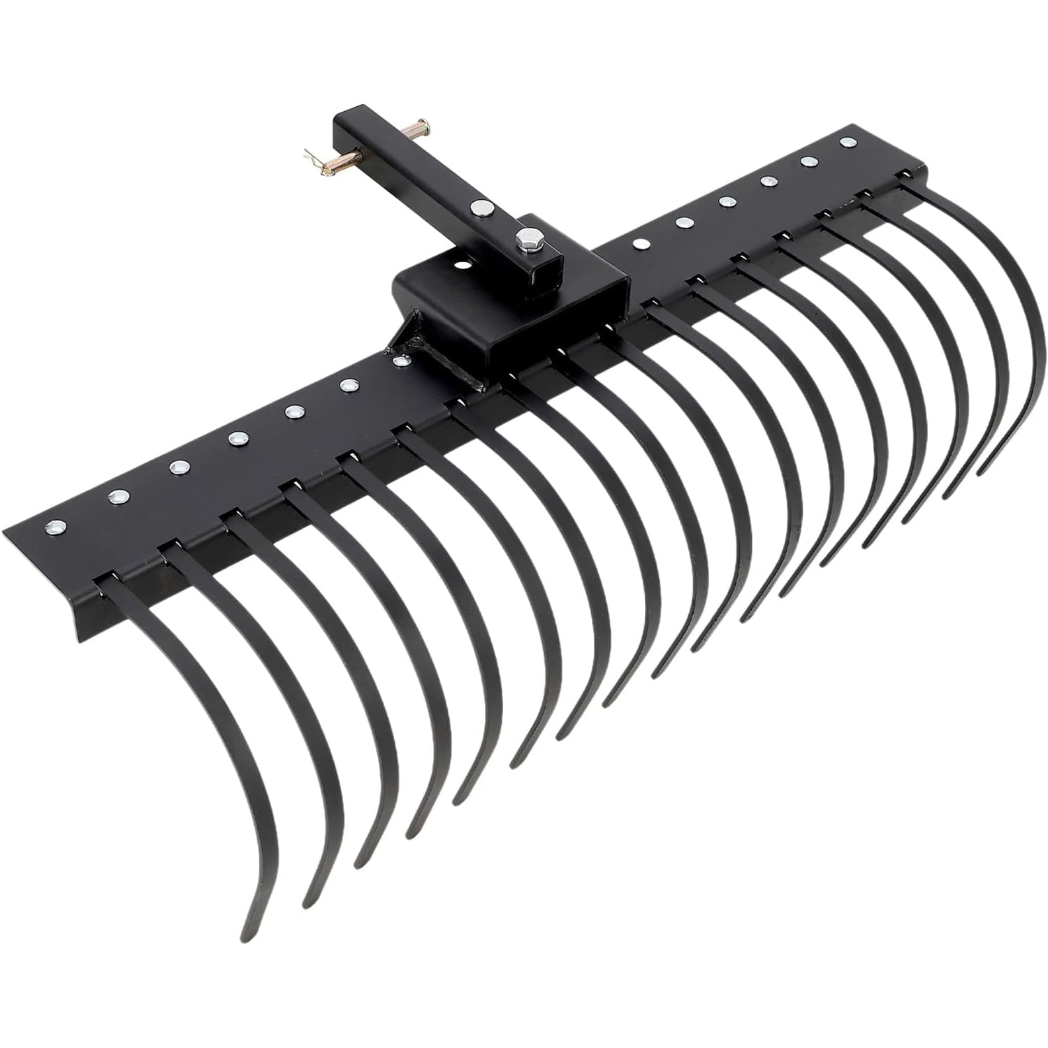 Pinypikaka 49" Landscape Rake Fits 2" Receiver for Tractor/ATV/UTV ...