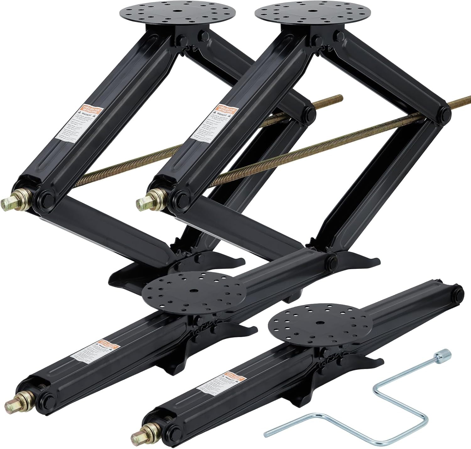 Pinypikaka 4PCS 30" 7500 lb Capacity RV Trailer Stabilizer Leveling ...