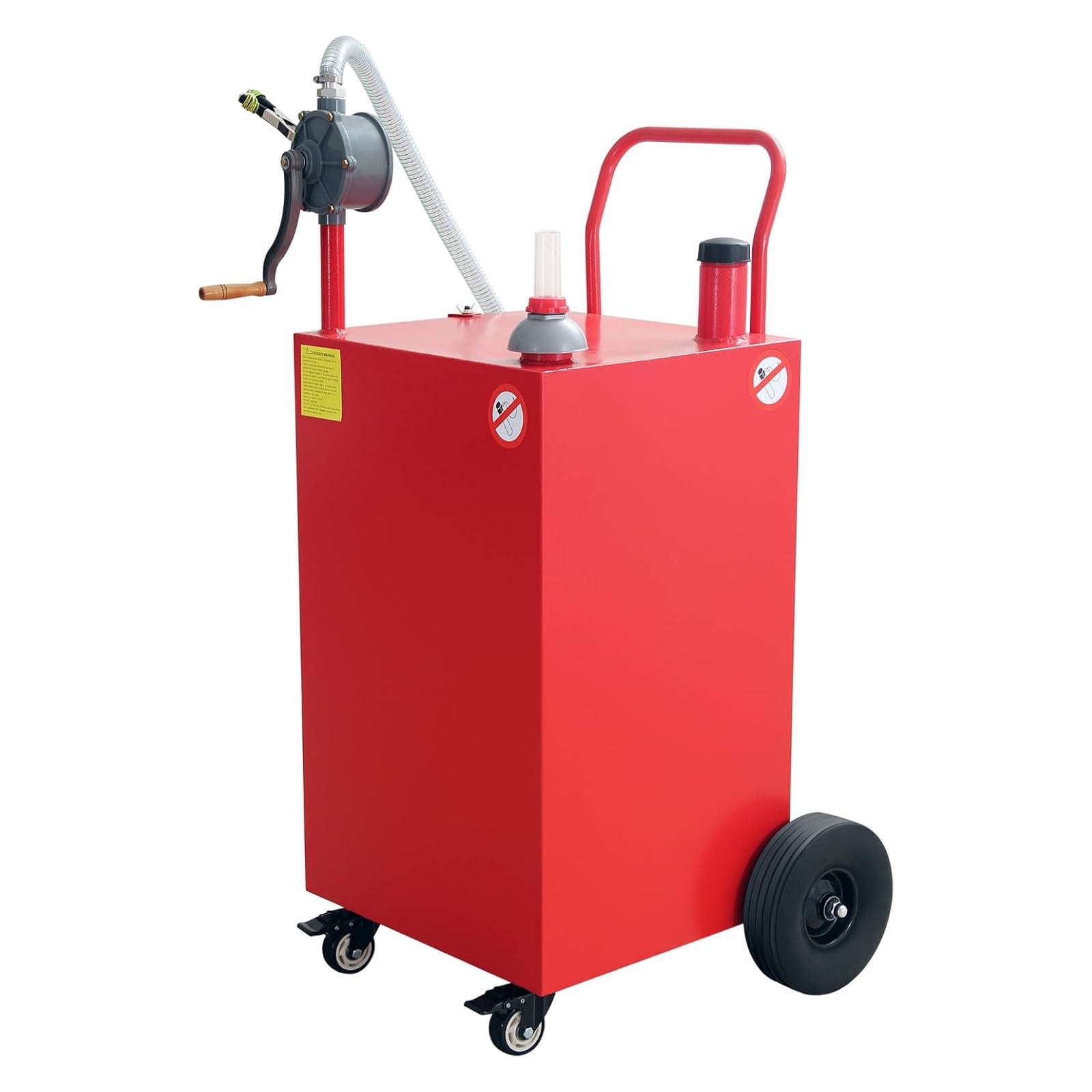 Pinypikaka 50 Gallon Portable Fuel Caddy Transfer Fluid Diesel Storage ...