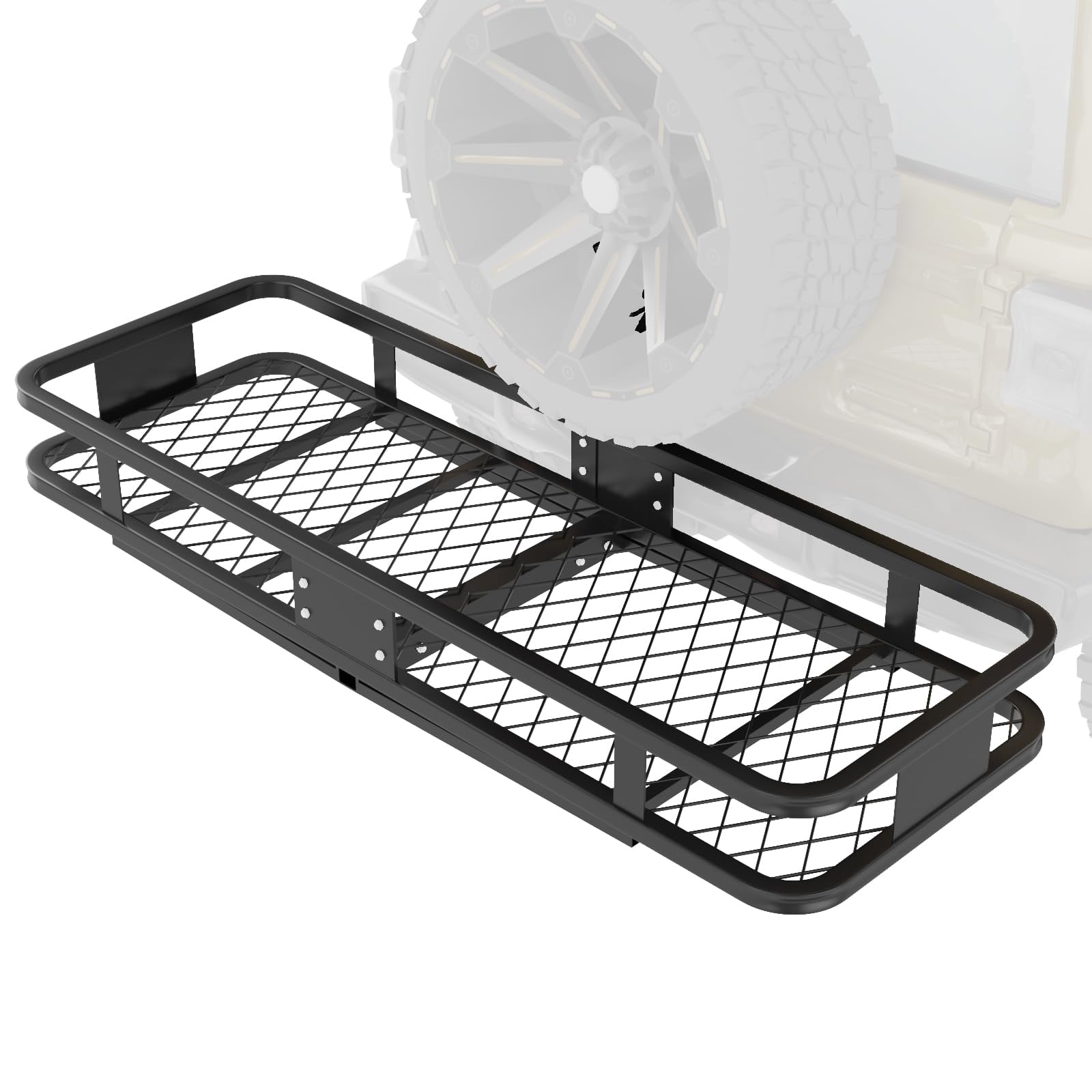 Pinypikaka 59"x20"x6" Hitch Cargo Carrier Compatible With 1-1/4 ...